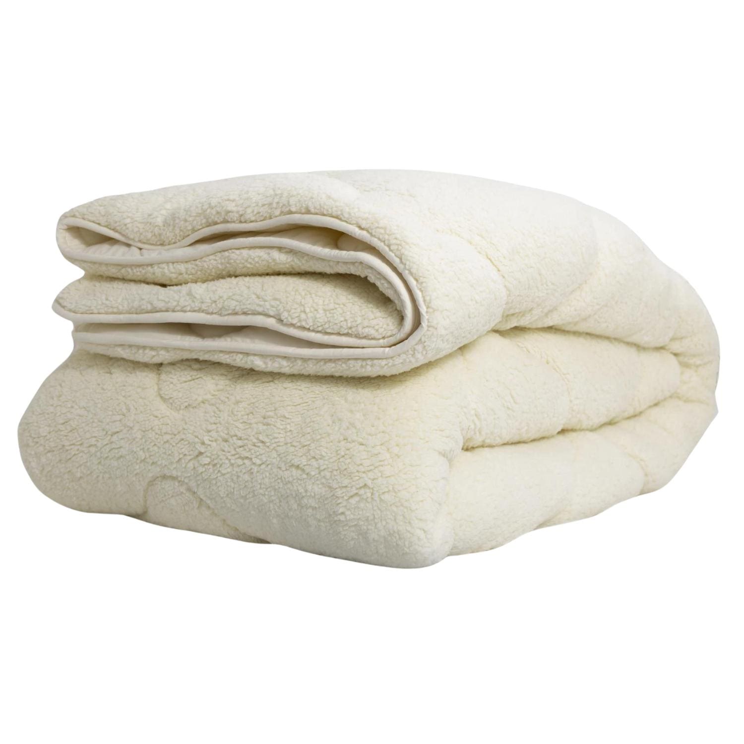 Sleeptime 2 in 1 Teddy Dekbed – 140 x 200 cm – Crème – Droomtextiel ...